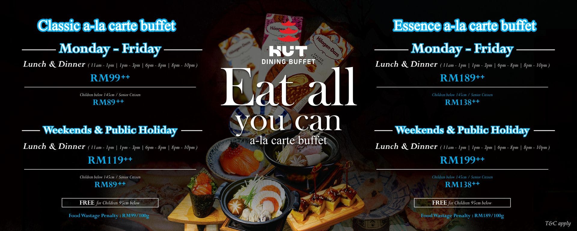 Hut Dining Buffet | Book Now! - inline online bookings