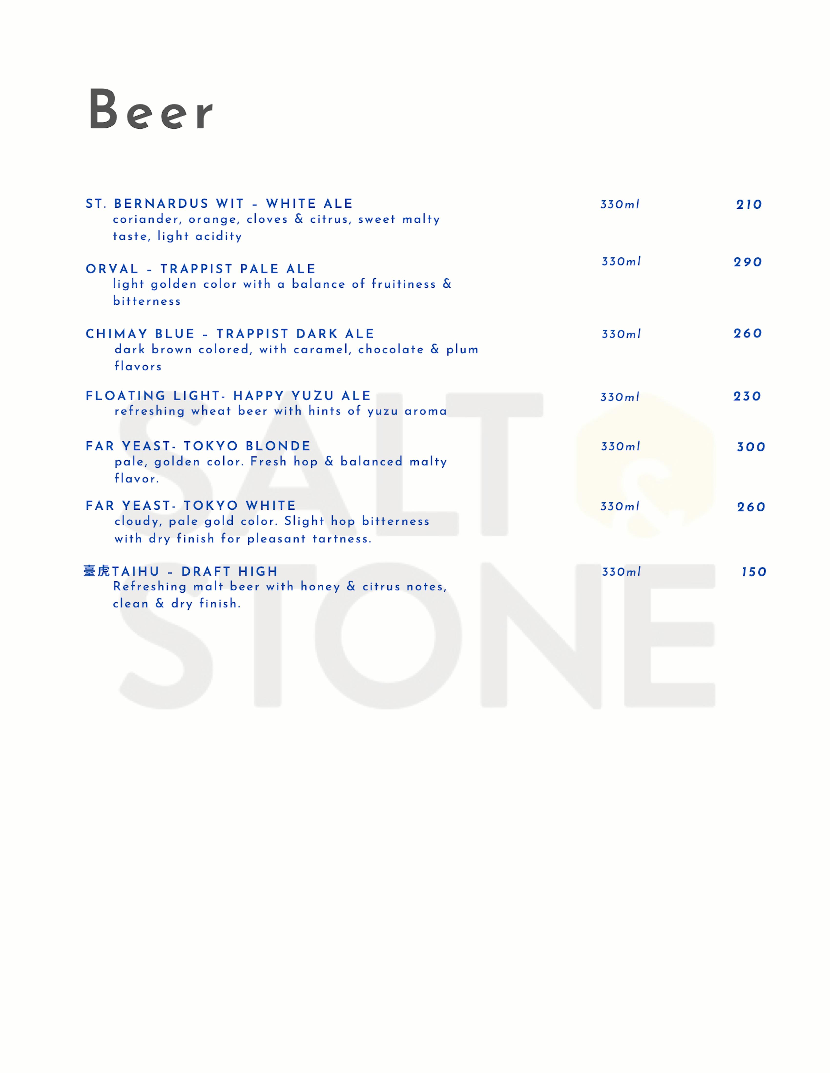 Salt and Stone | 立即訂位！inline 線上訂位預約