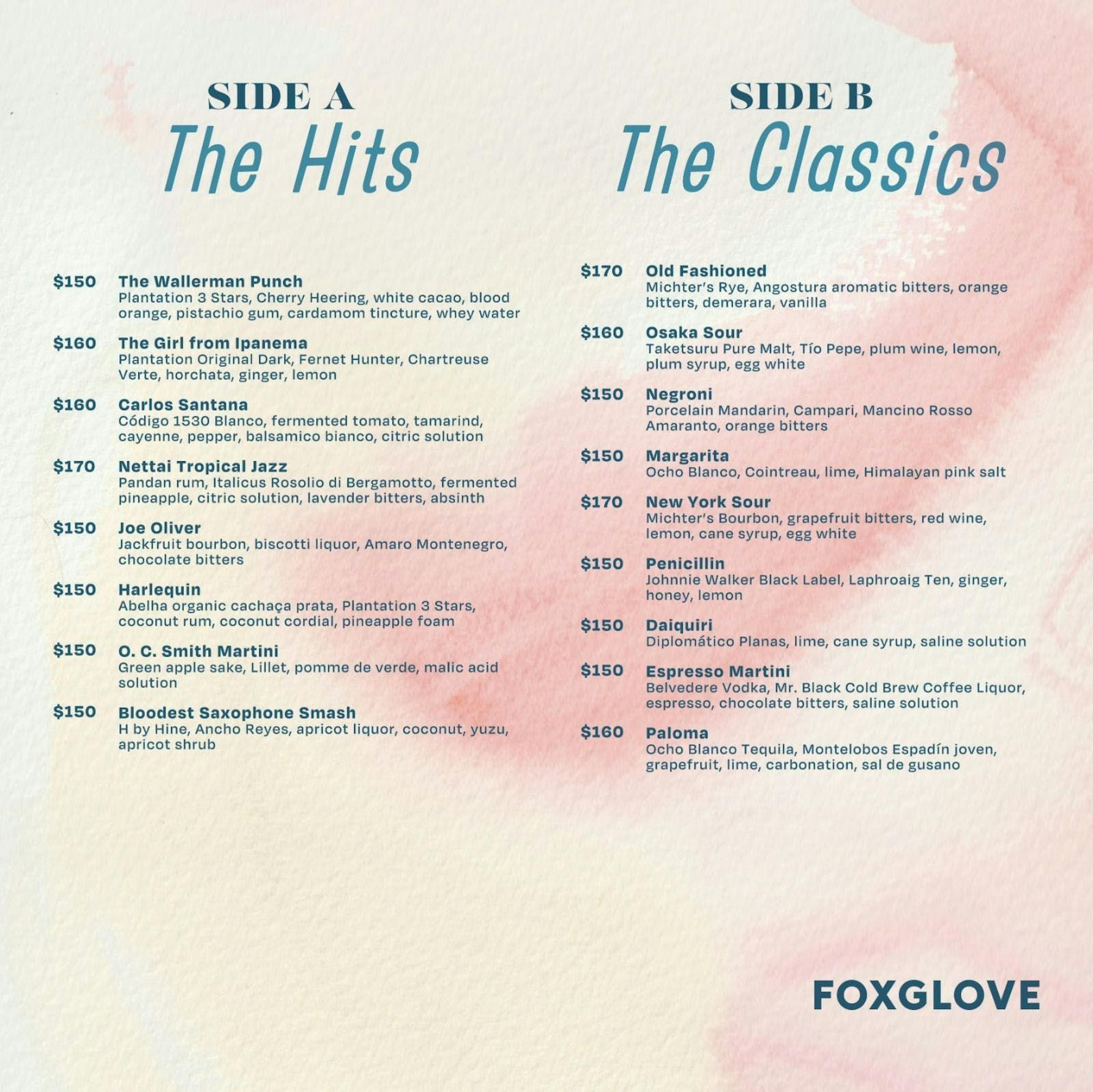 Foxglove Hong Kong | Book Now! - inline online bookings