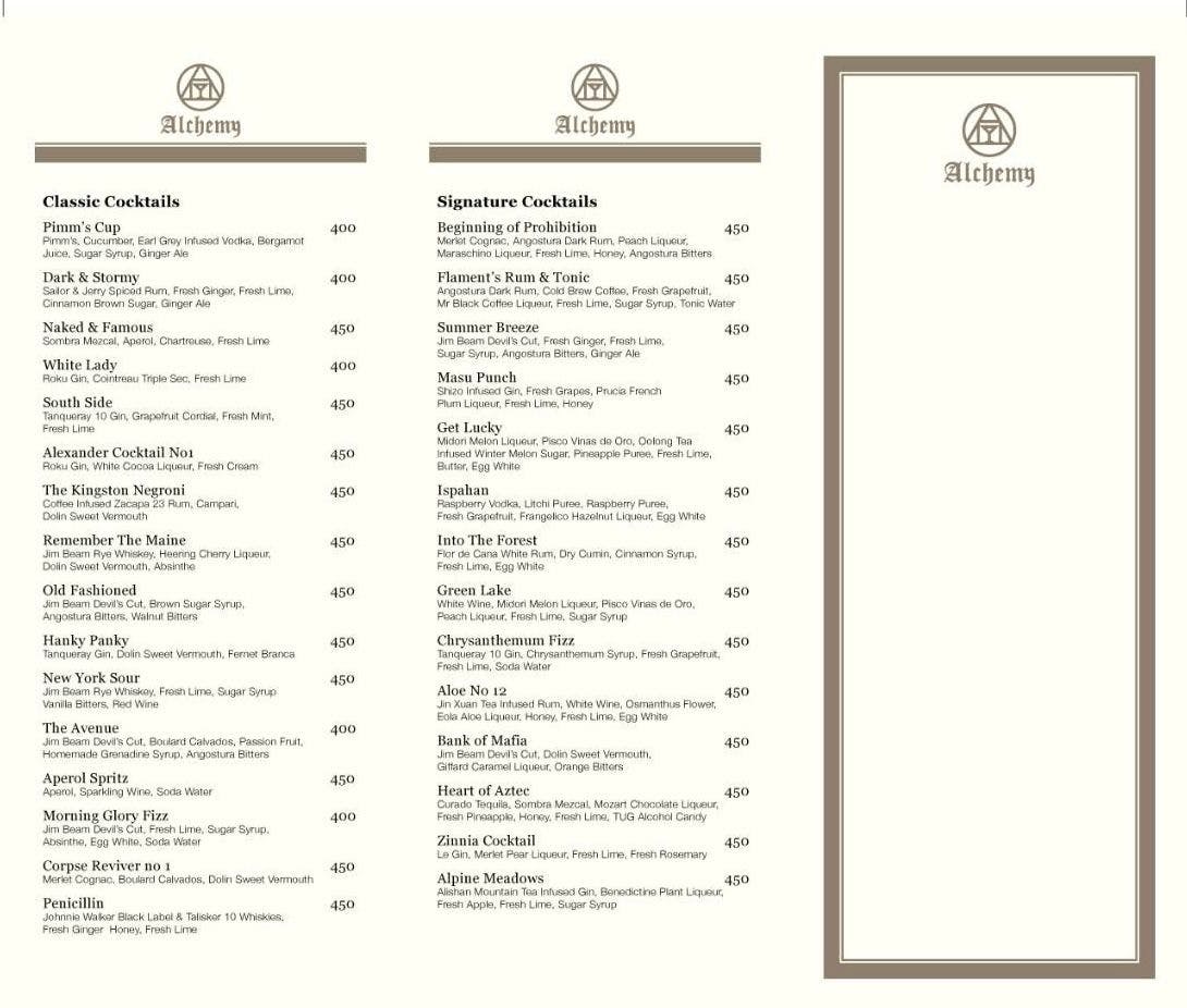 Alchemy Bar | Book Now! - inline online bookings