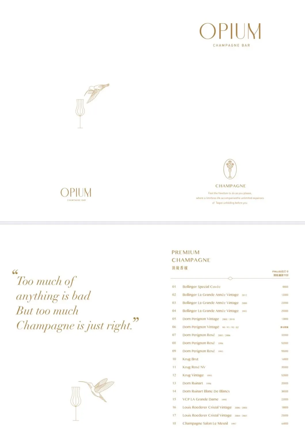 Opium | Book Now! - inline online bookings