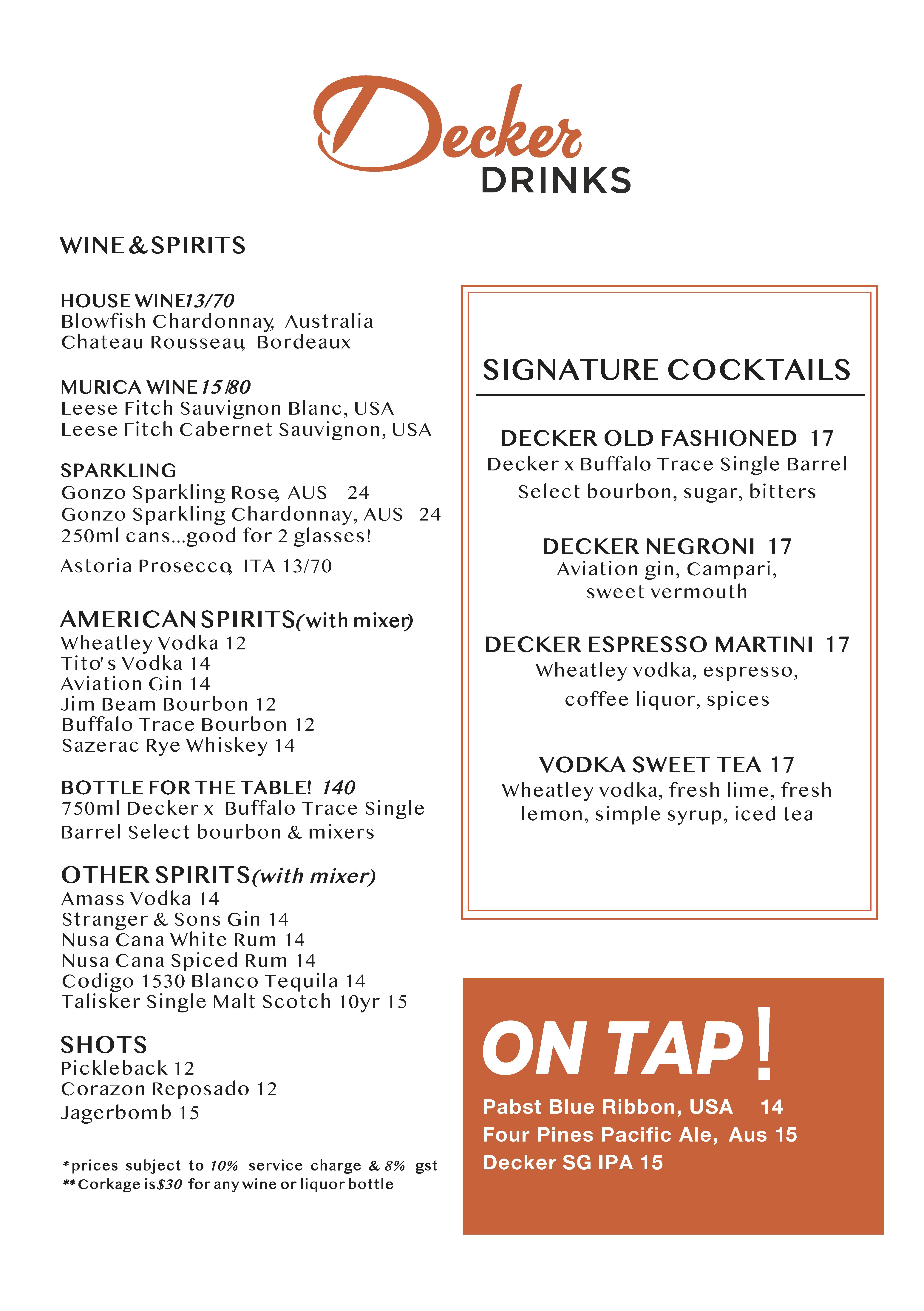 Decker Barbecue Robertson Quay | Book Now! - inline online bookings