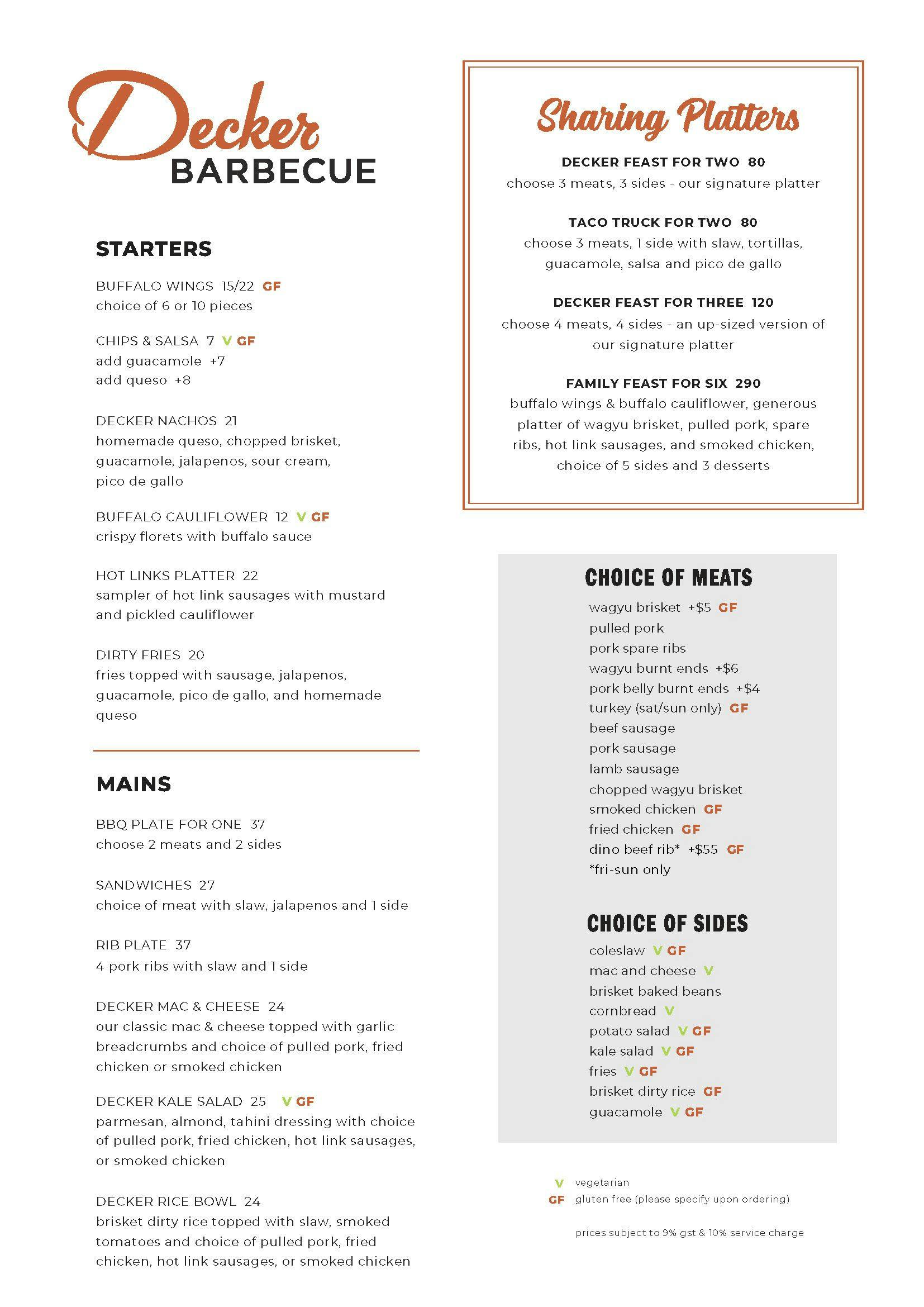 Decker Barbecue Robertson Quay | Book Now! - inline online bookings