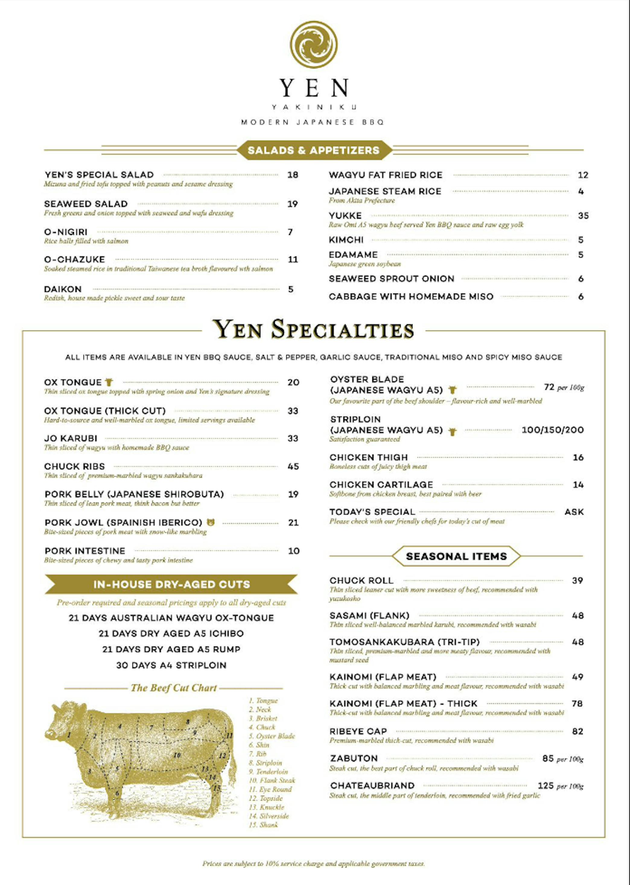YEN Yakiniku | Book Now! - inline online bookings