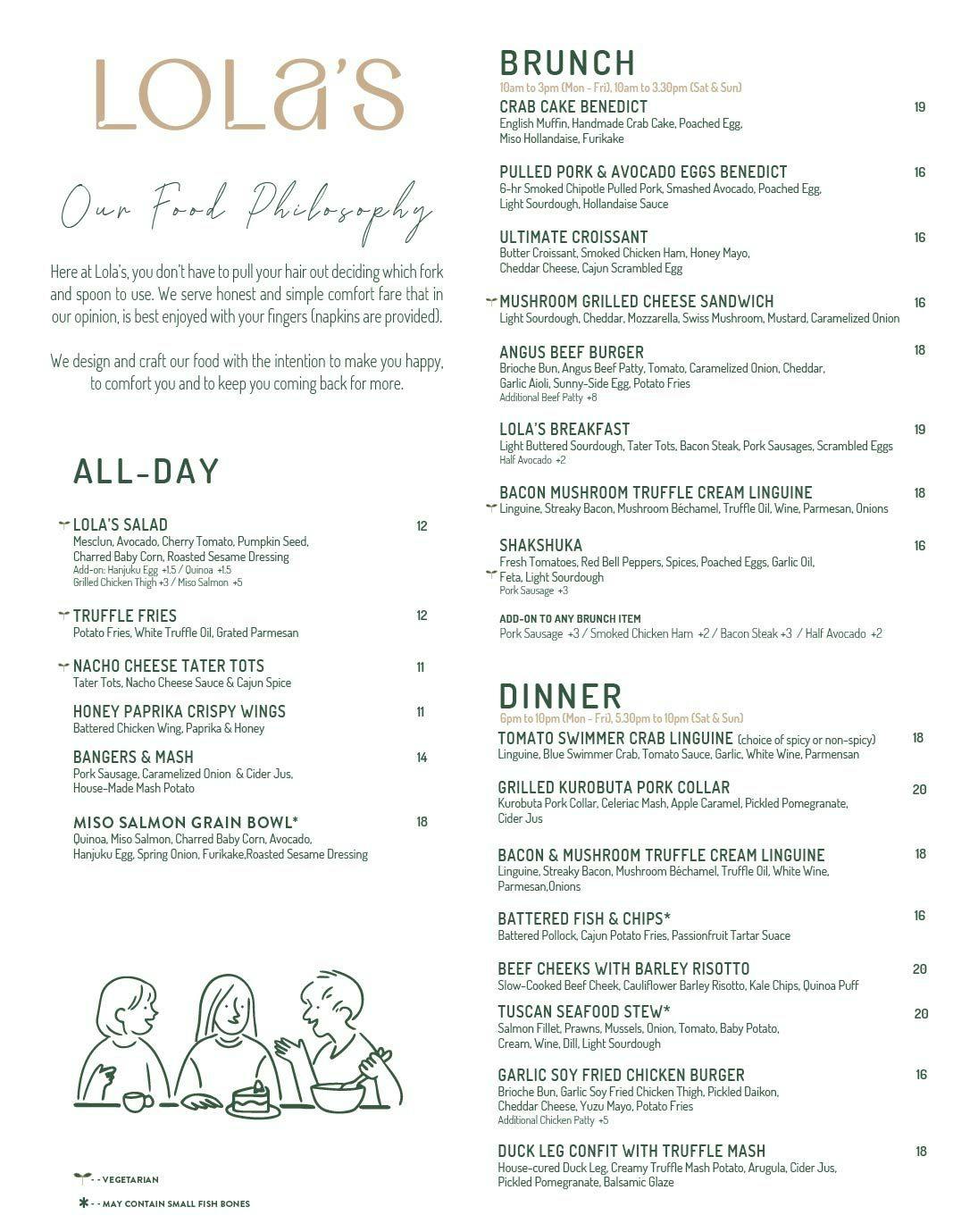 Lola's @ Kovan | Book Now! - inline online bookings