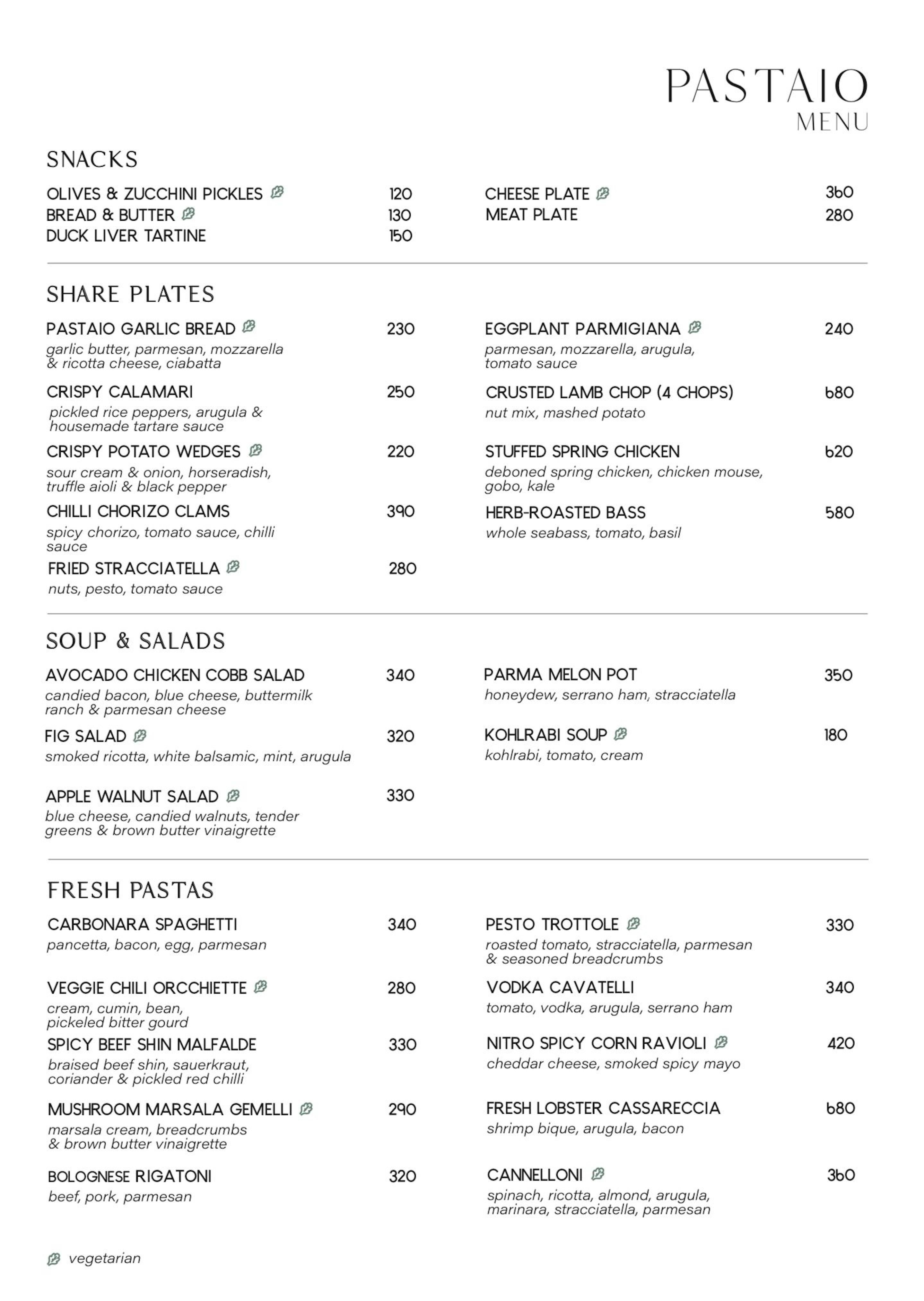 Pastaio 光復店 | Book Now! - inline online bookings