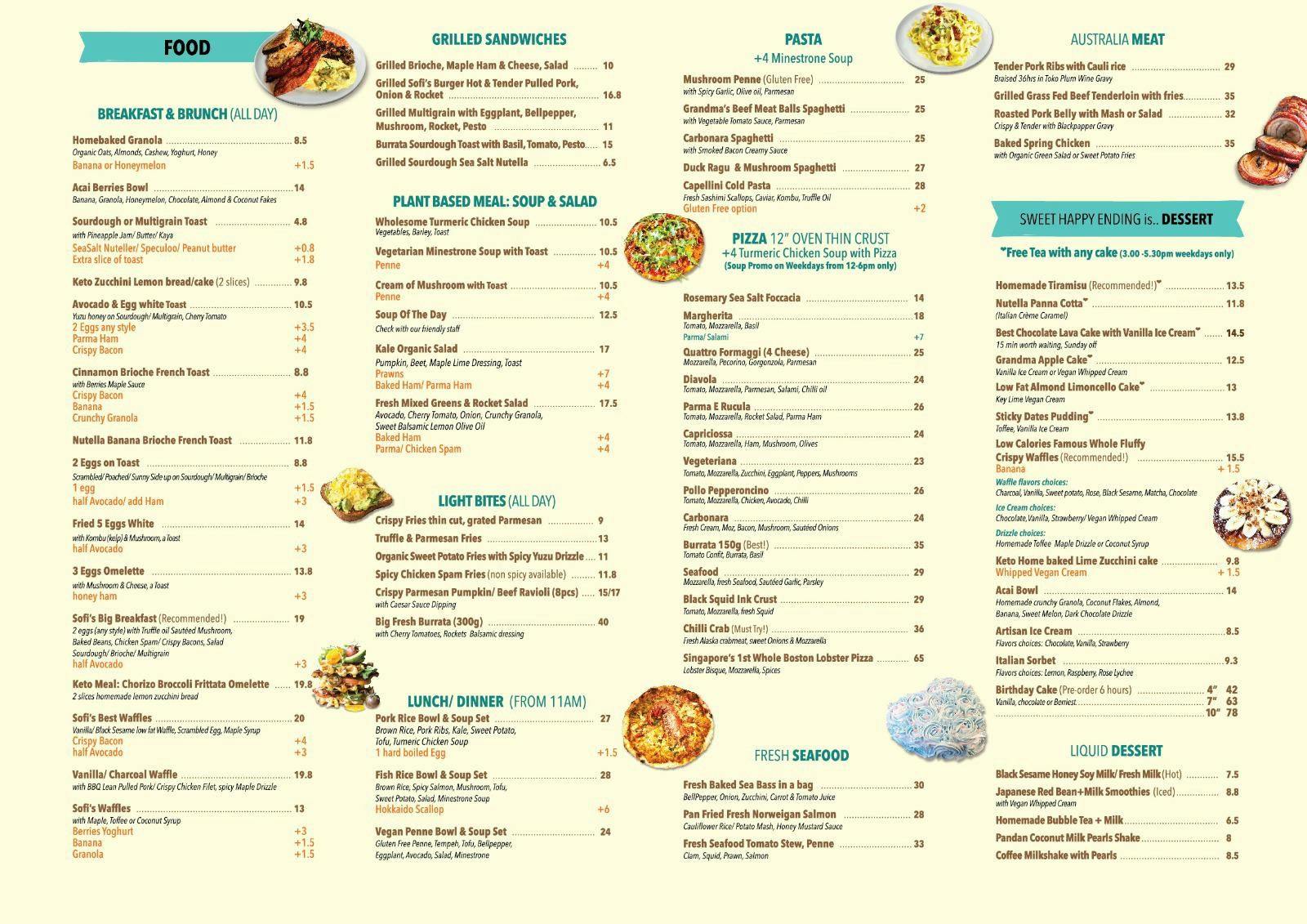 Sofi Cafe+Pizza+Keto | Book Now! - inline online bookings