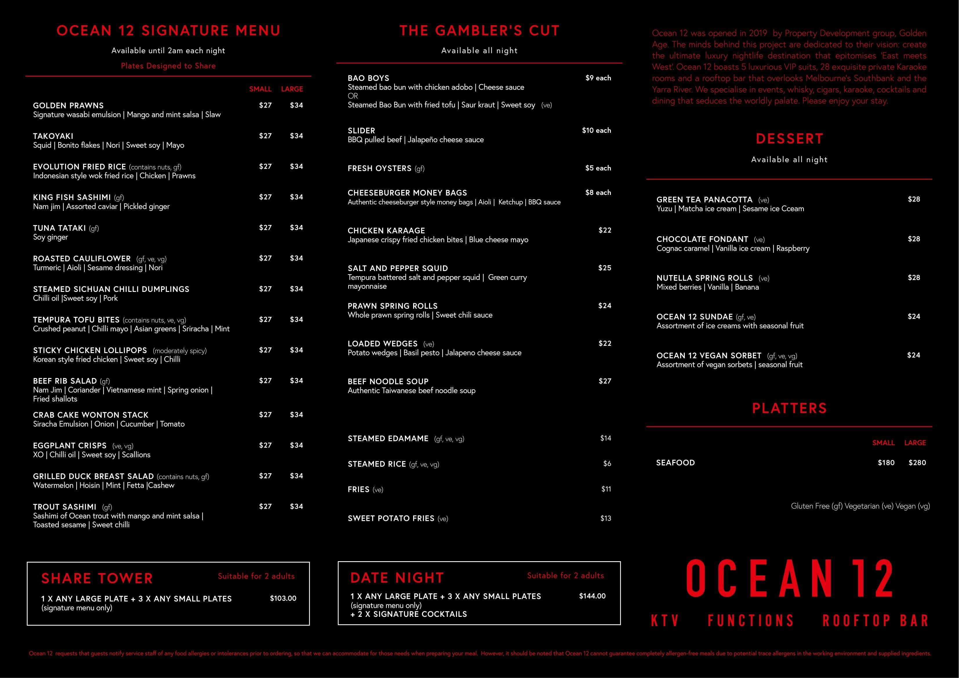 Ocean 12 Terrace | Book Now! - inline online bookings