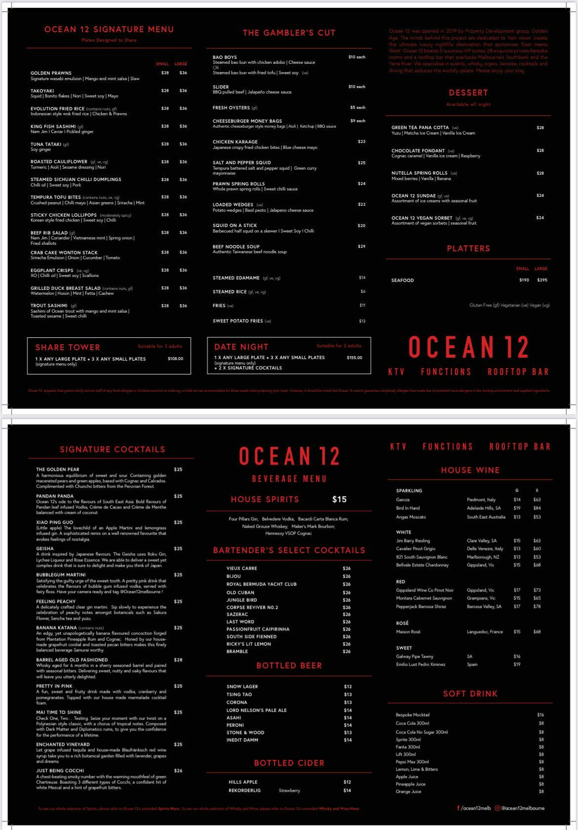 Ocean 12 Terrace | Book Now! - inline online bookings