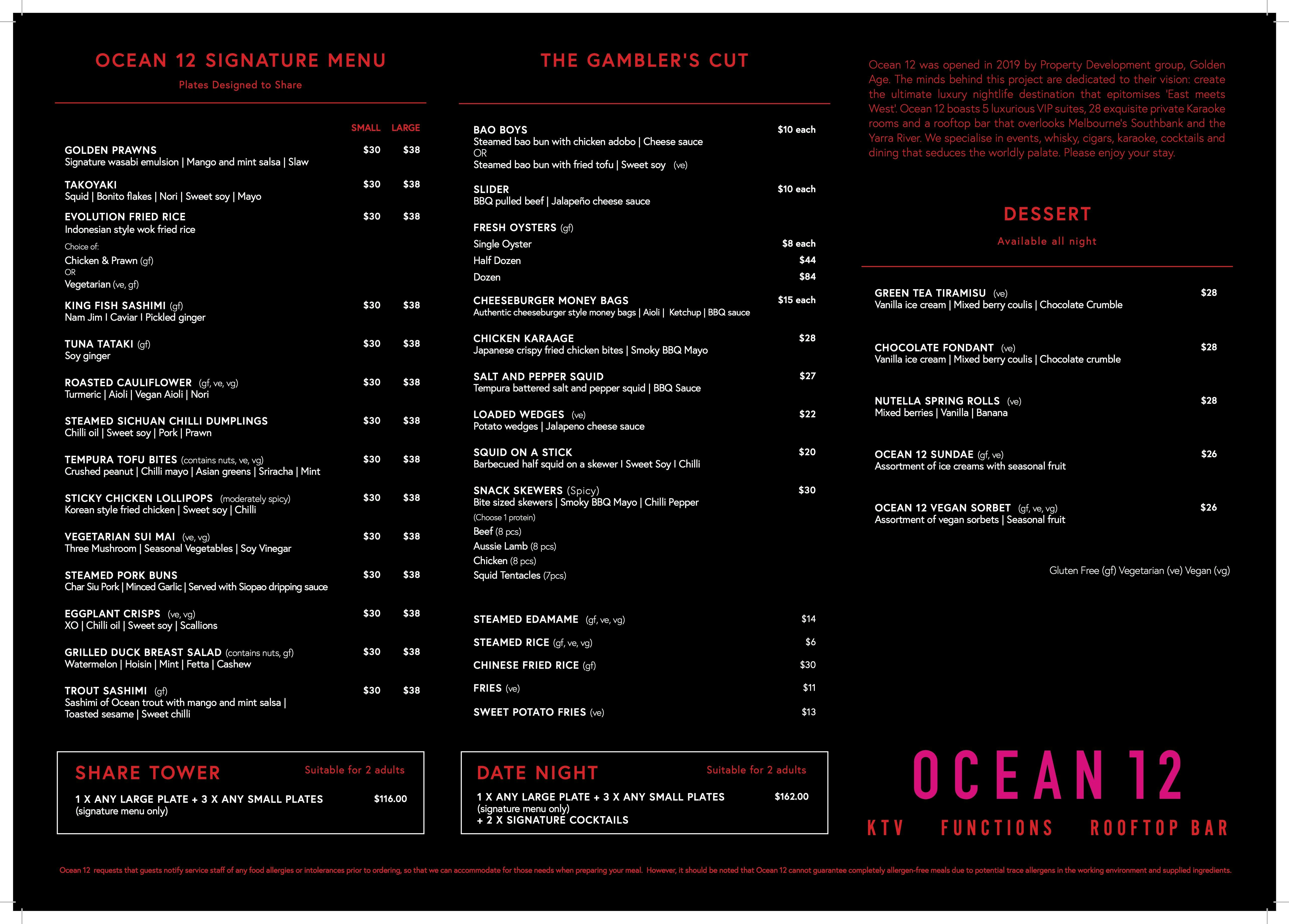 Ocean 12 Terrace | Book Now! - inline online bookings