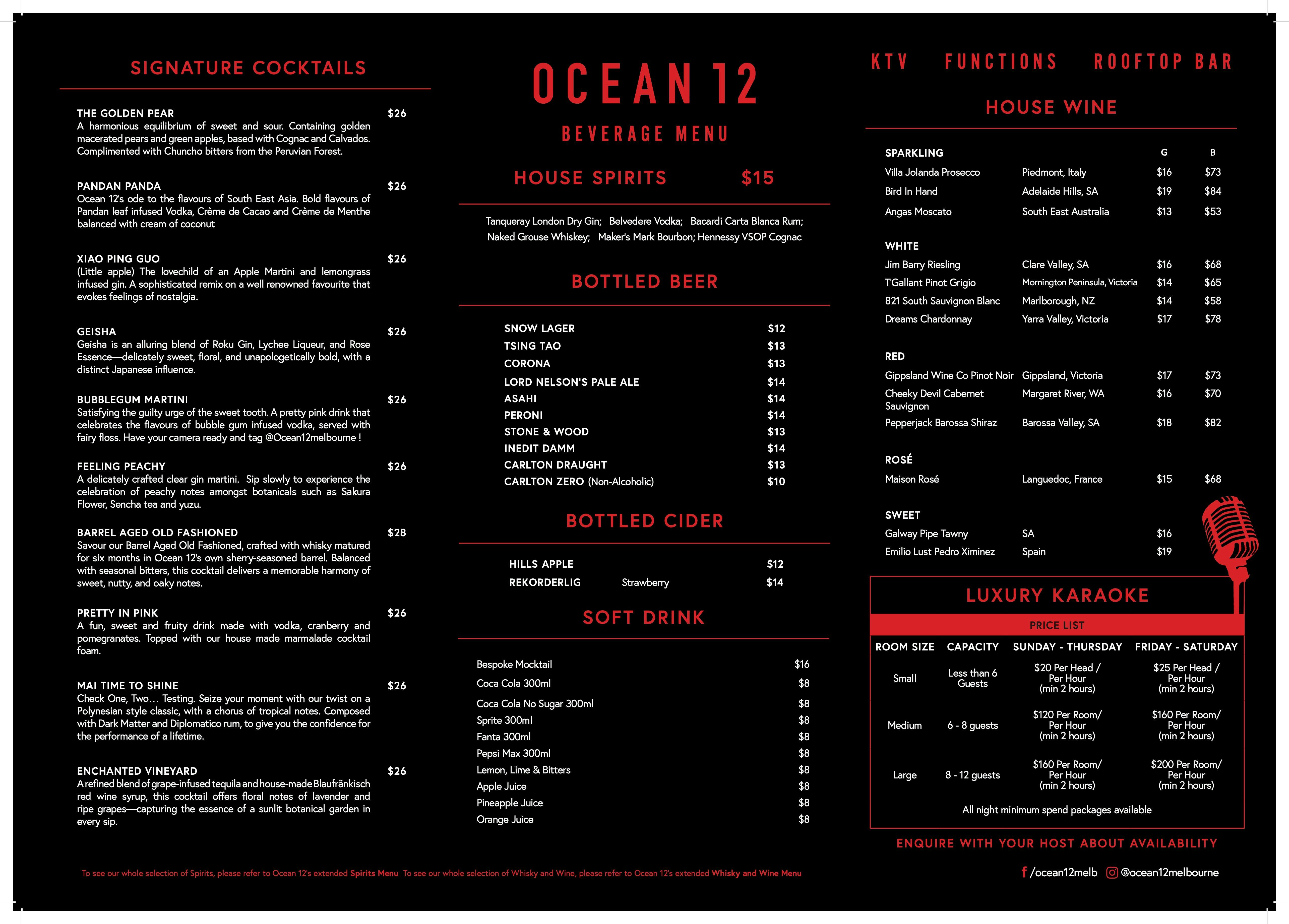 Ocean 12 Terrace | Book Now! - inline online bookings