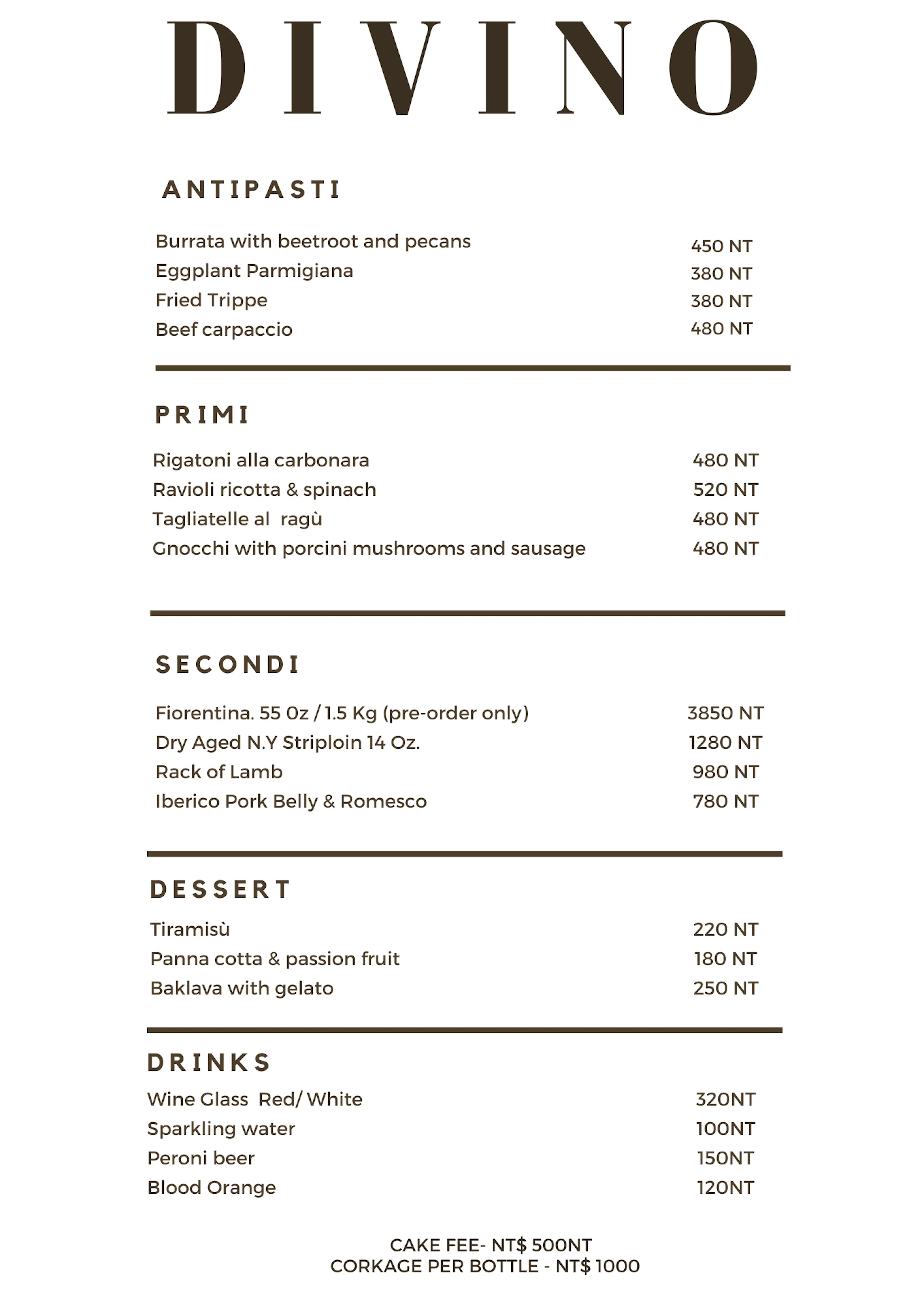 DiVino DiVino Taipei | Book Now! - inline online bookings