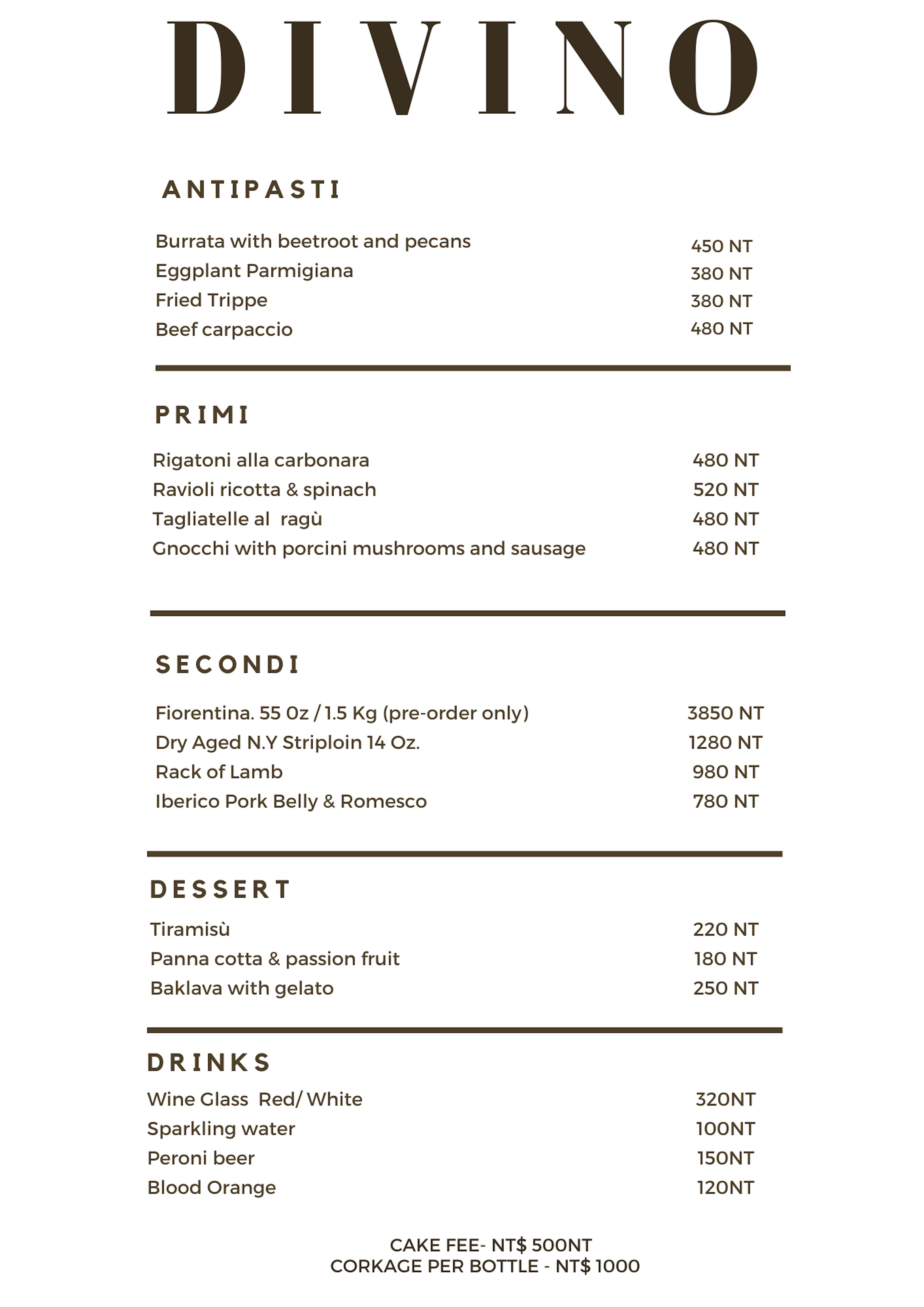 DiVino DiVino Taipei | Book Now! - inline online bookings