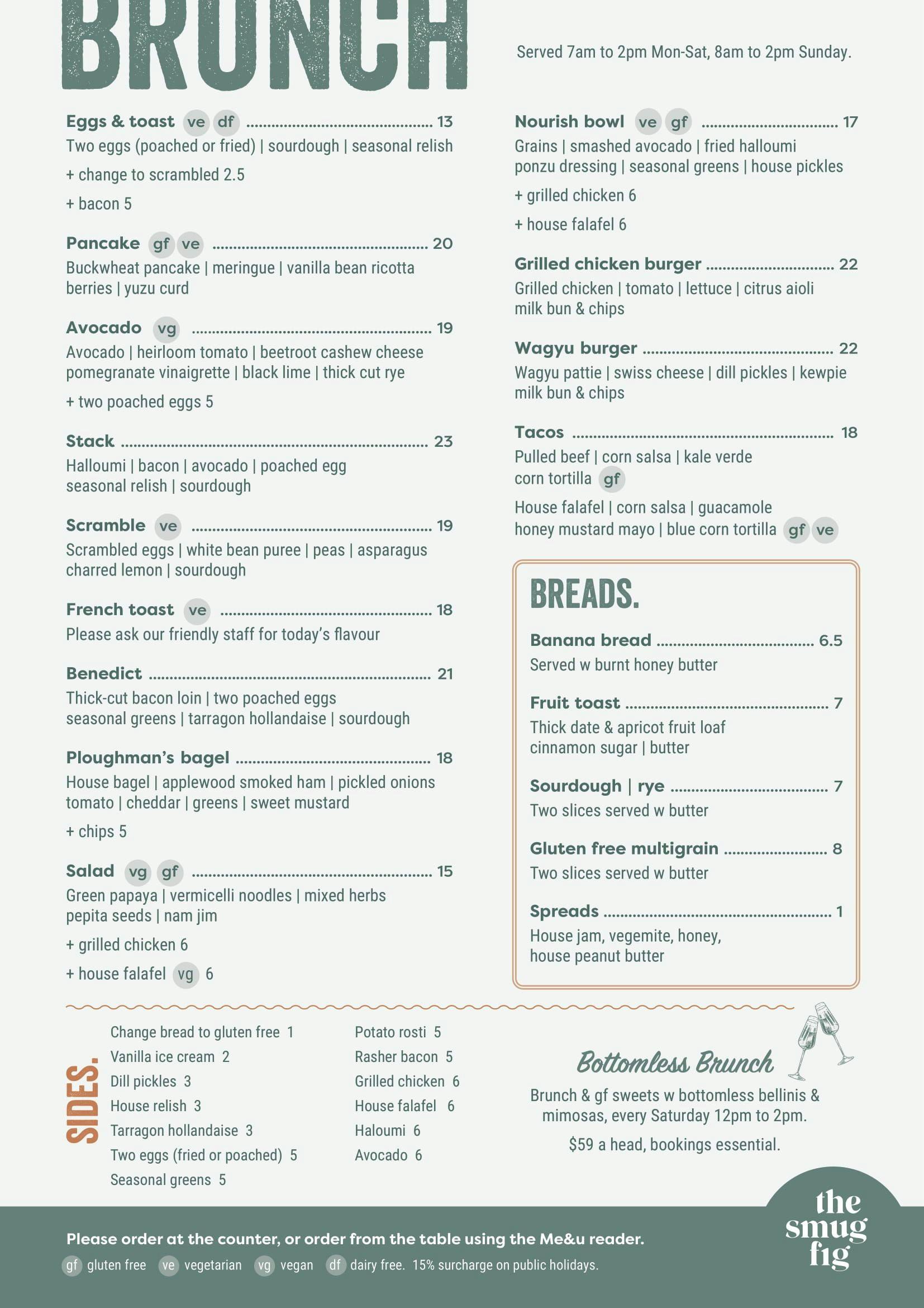 The Smug Fig Kitchen & Social | Book Now! - inline online bookings