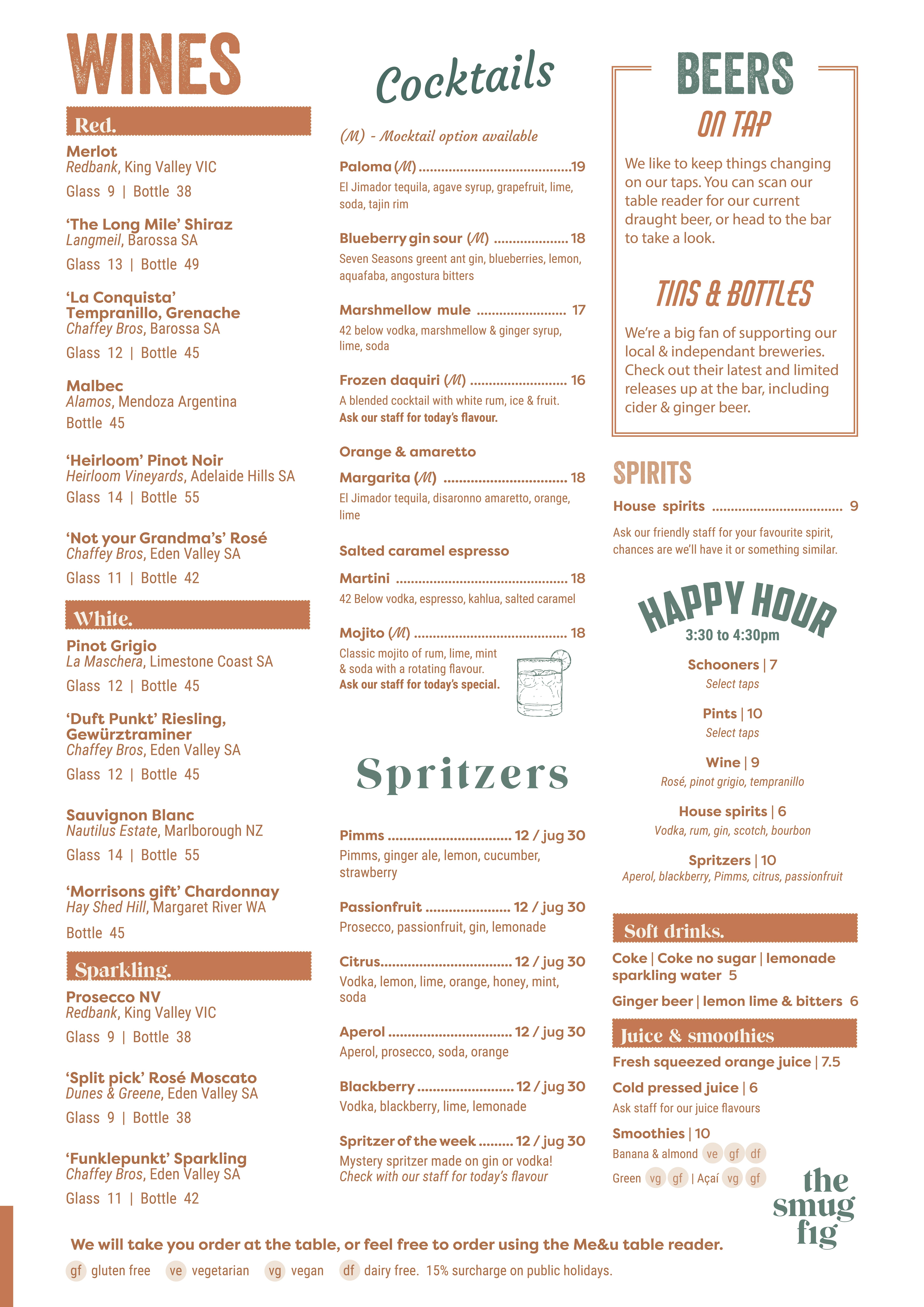 The Smug Fig Kitchen & Social | Book Now! - inline online bookings