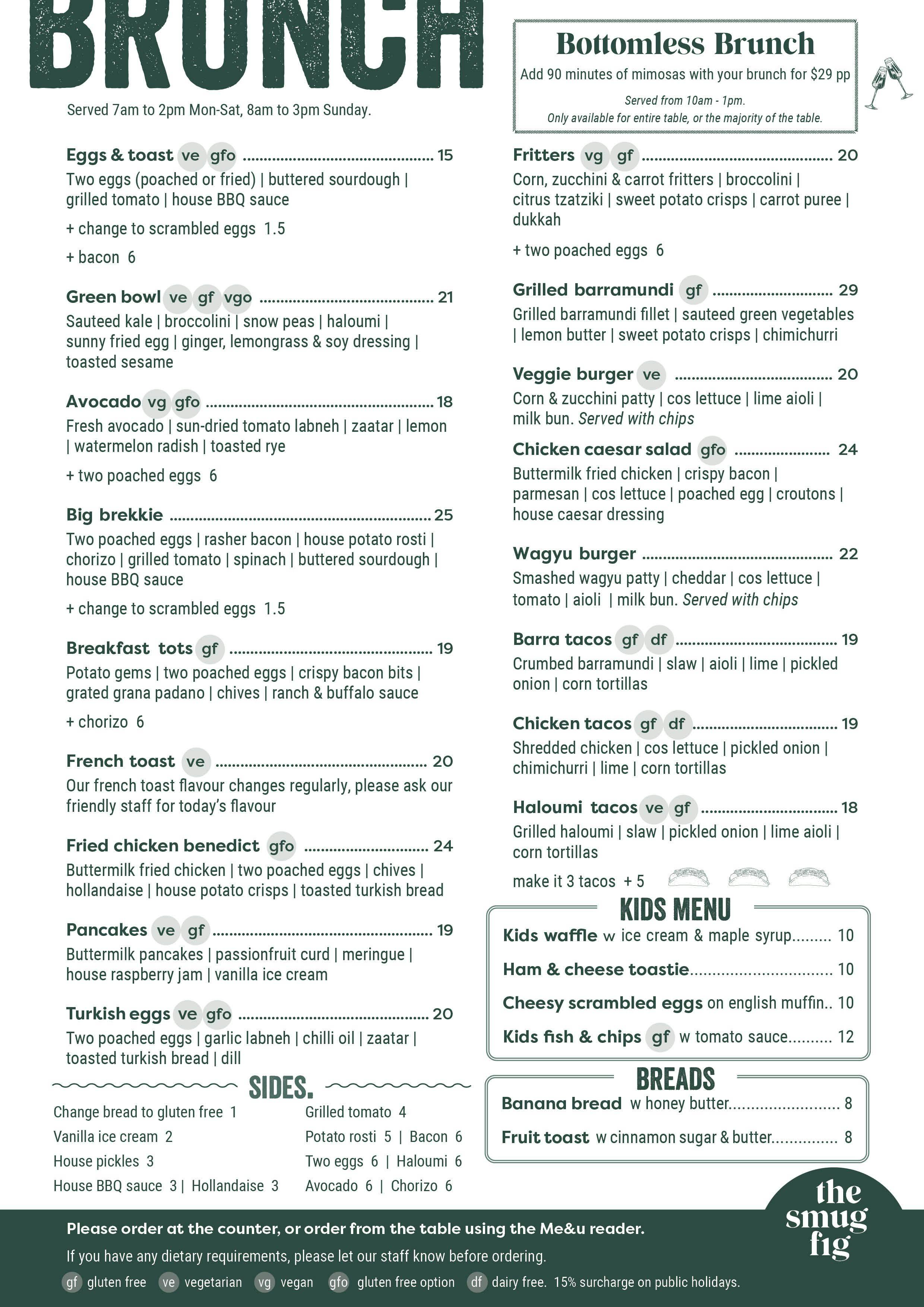 The Smug Fig Kitchen & Social | Book Now! - inline online bookings