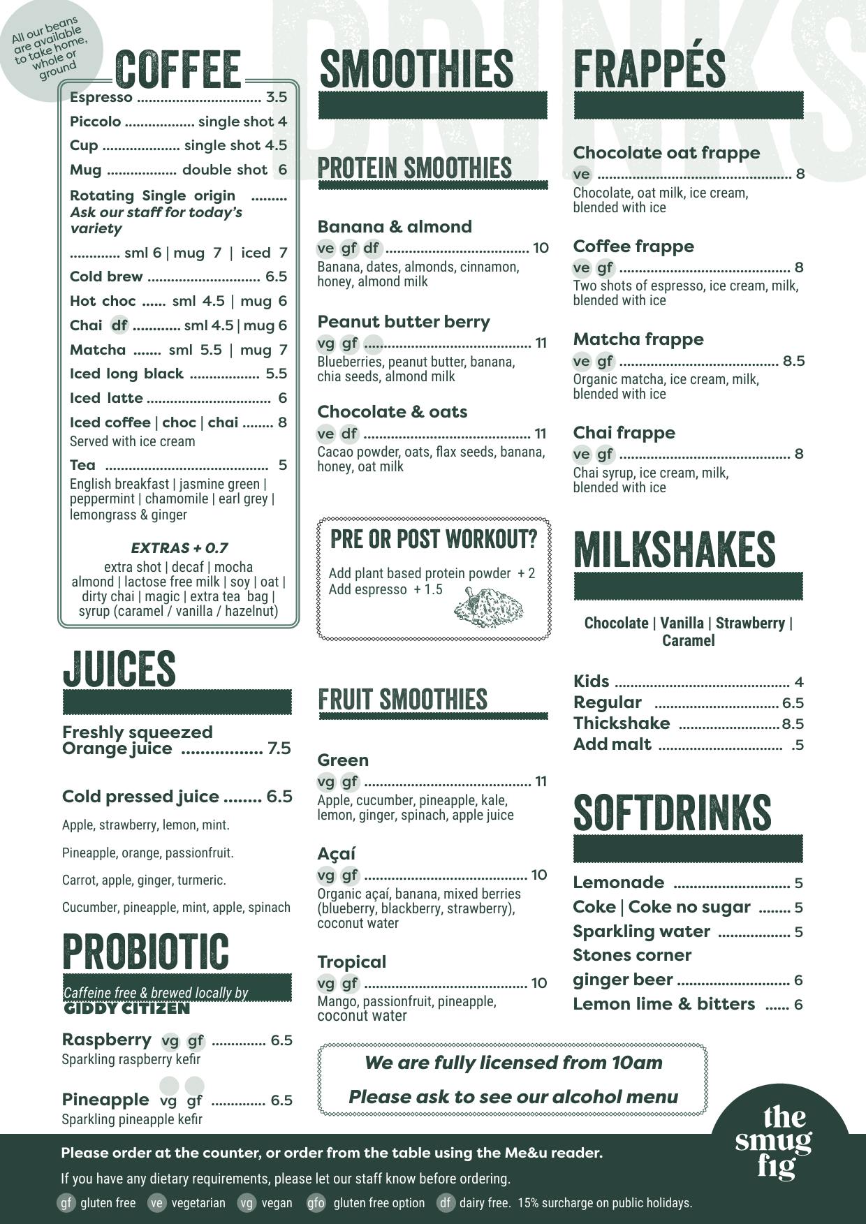 The Smug Fig Kitchen & Social | Book Now! - inline online bookings