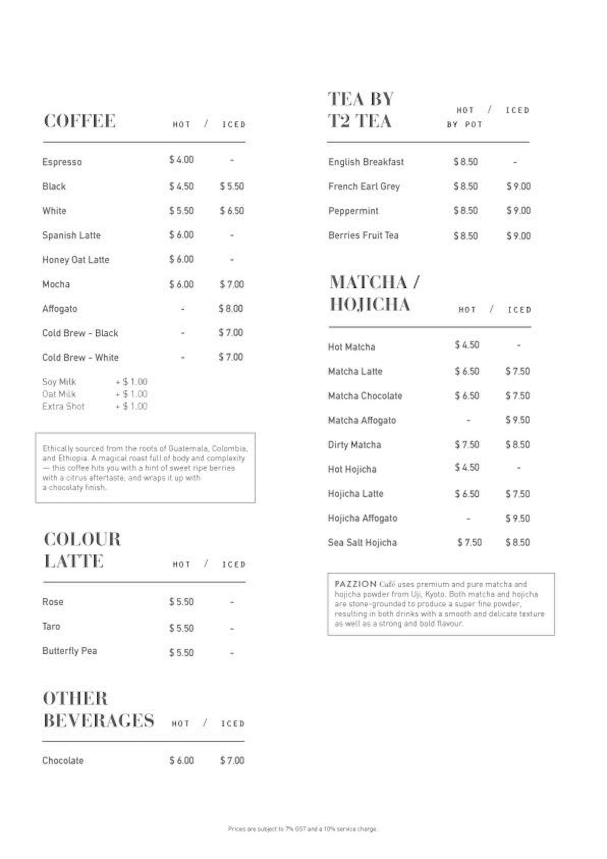 PAZZION Café @ Takashimaya | Book Now! - inline online bookings