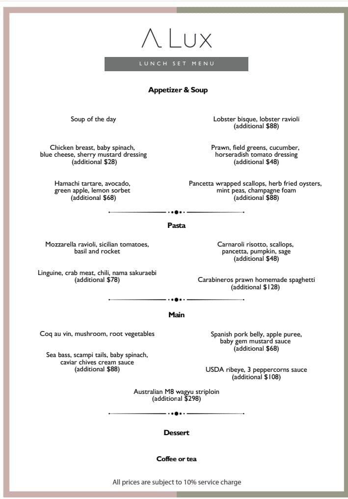 A Lux | Book Now! - inline online bookings