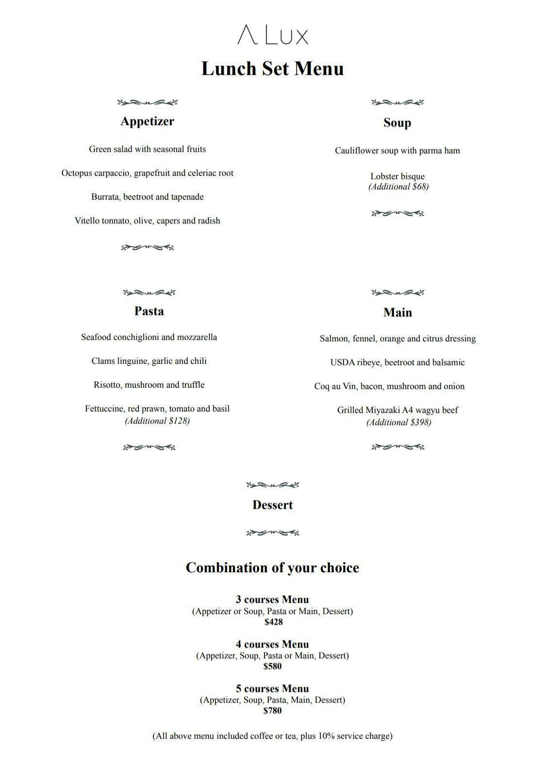 A Lux | Book Now! - inline online bookings