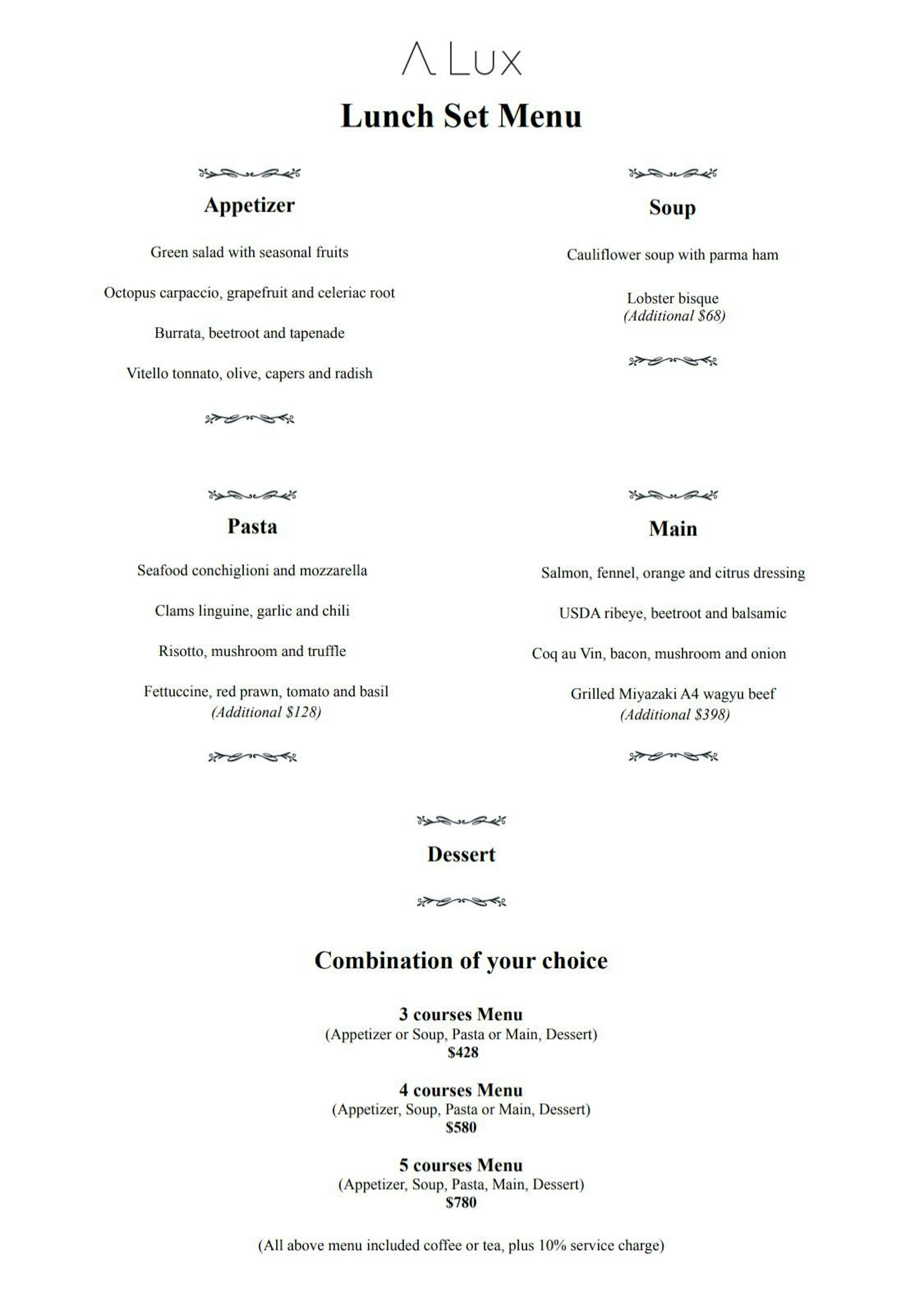 A Lux | Book Now! - inline online bookings