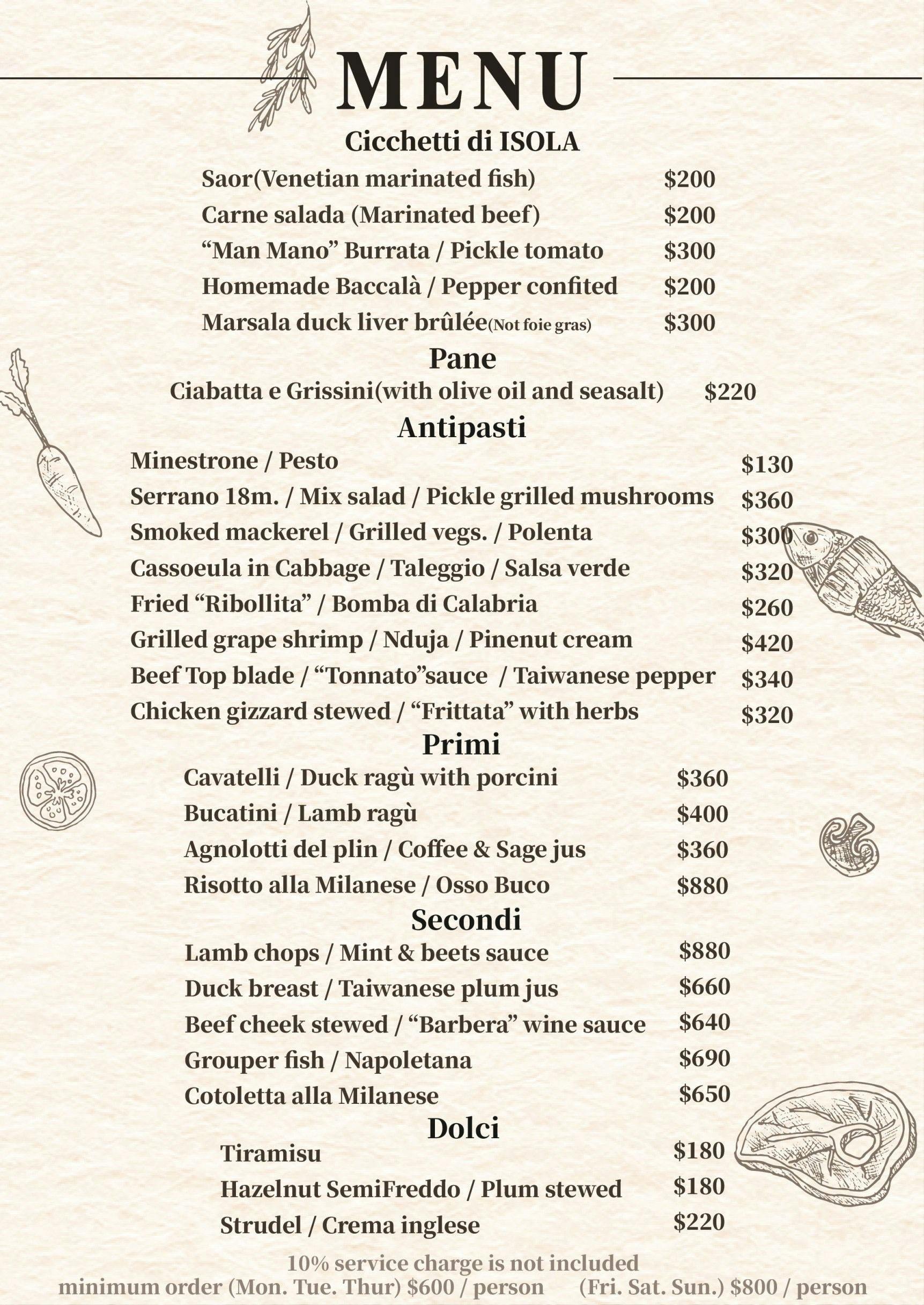 ISOLA Dining & Bar | Book Now! - inline online bookings