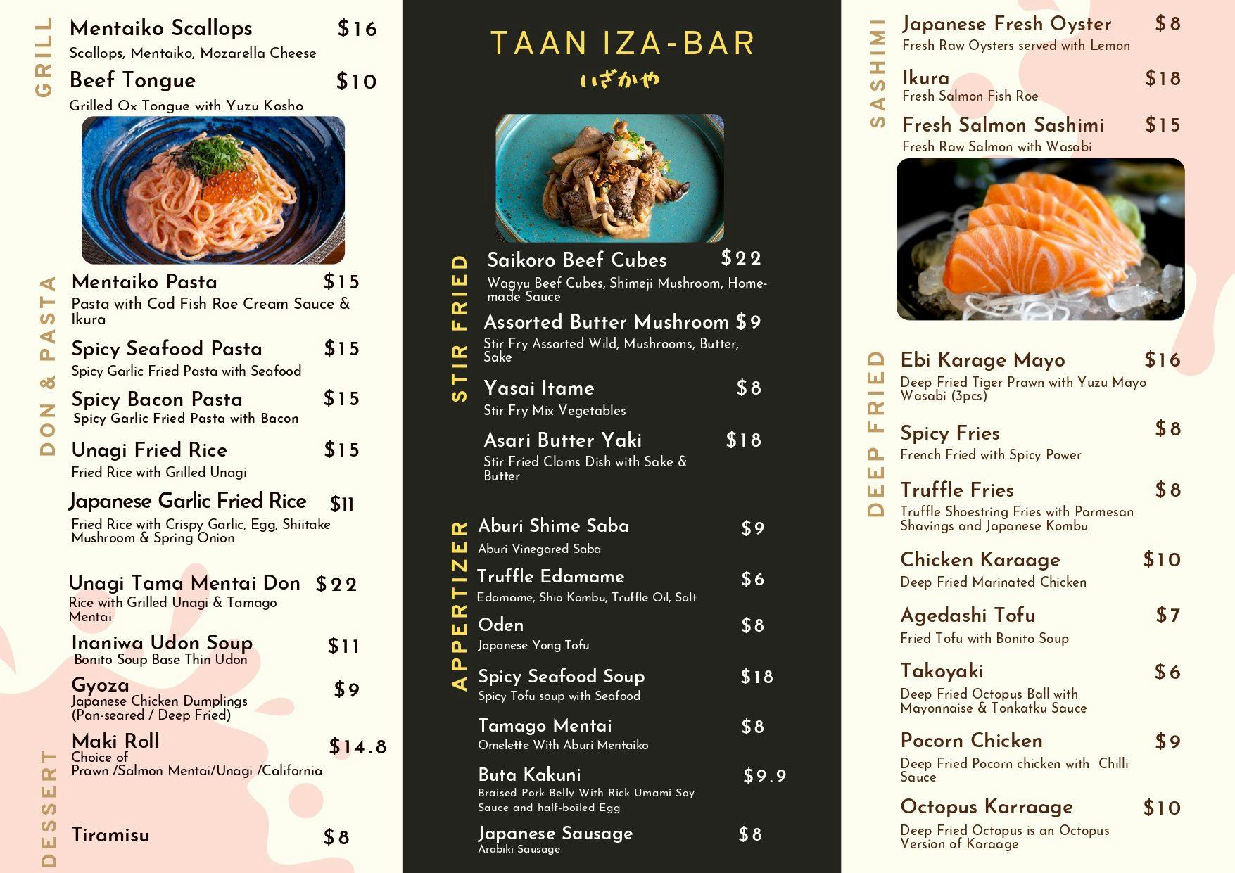 Taan Iza Bar @ Liang Seah Street | Book Now! - inline online bookings