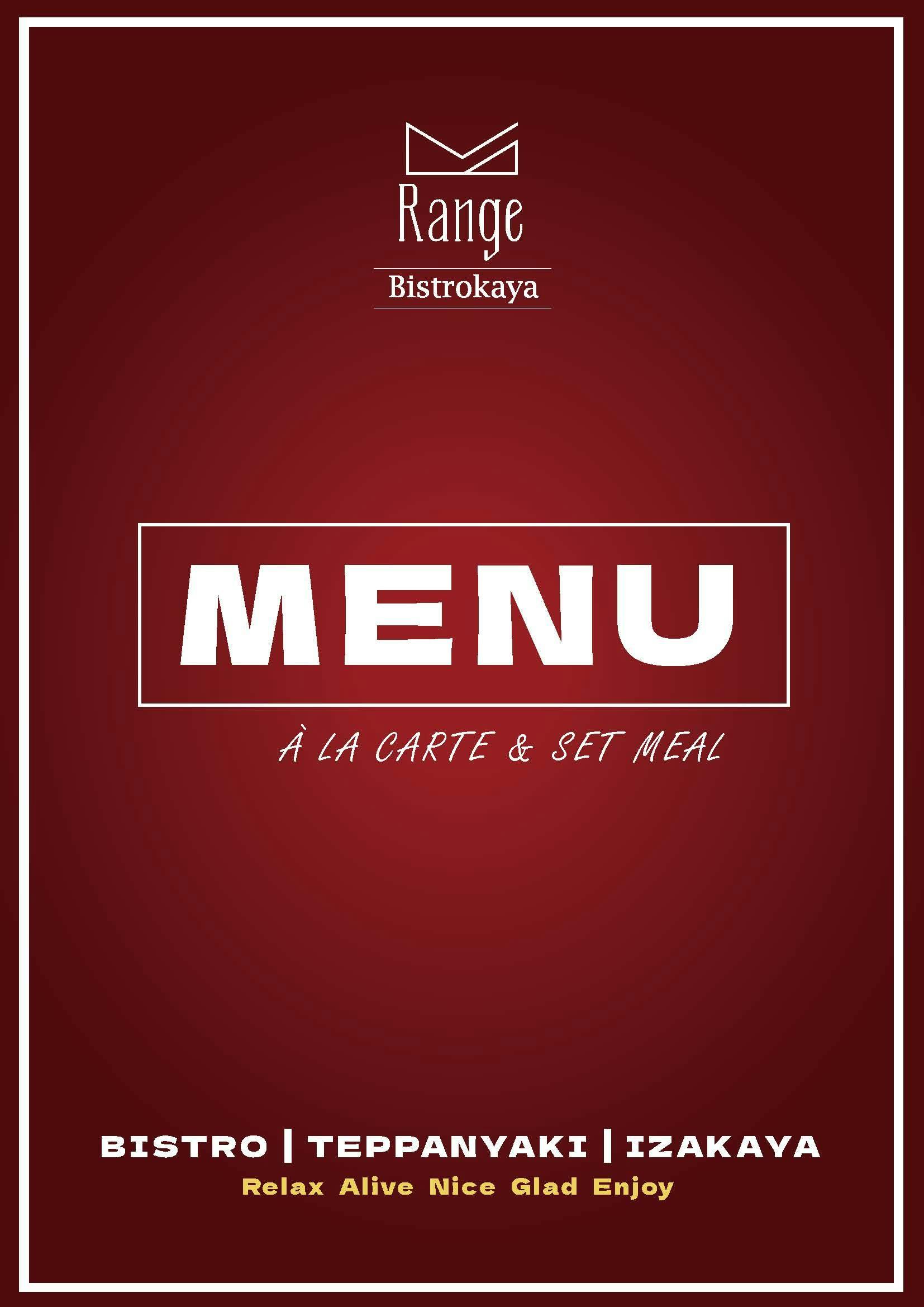 Range Bistrokaya | Book Now! - inline online bookings