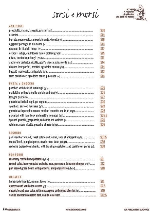 Sorsi e Morsi | Book Now! - inline online bookings