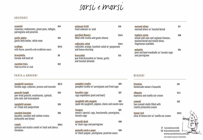 Sorsi e Morsi | Book Now! - inline online bookings