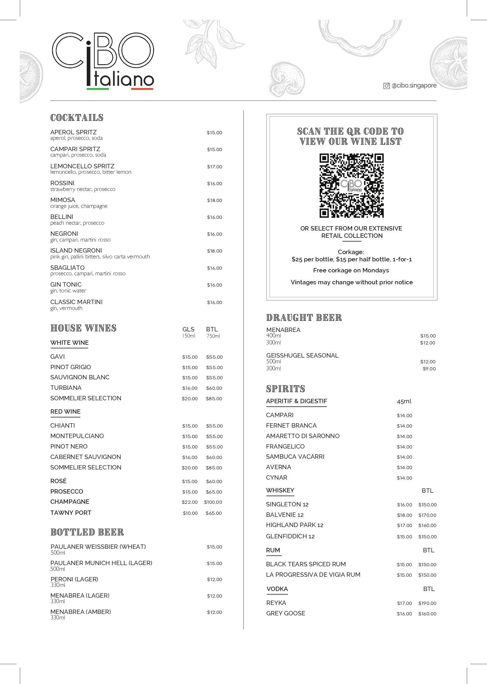 Cibo Italiano | Book Now! - inline online bookings