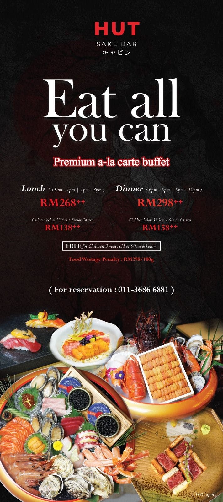 Hut Sake Bar | Book Now! - inline online bookings