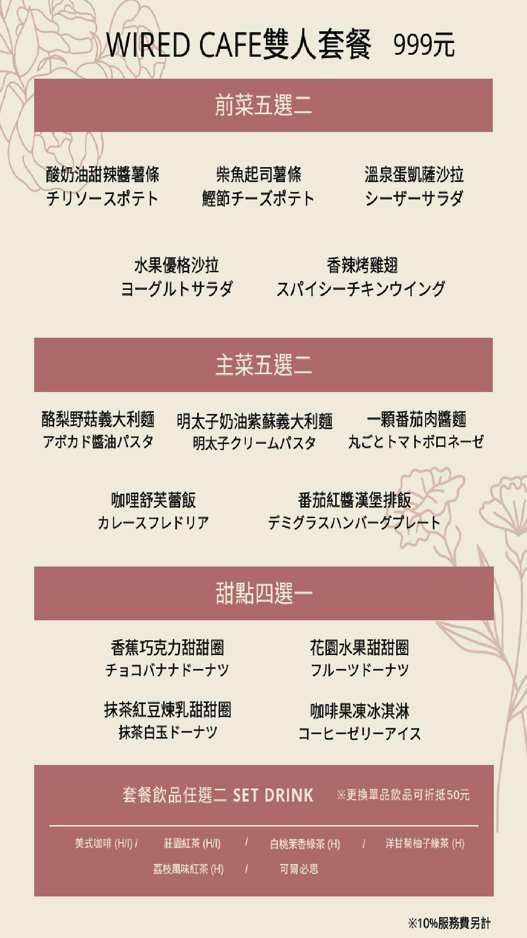 Wired Cafe 大直NOKE 忠泰樂生活 | 立即訂位！inline 線上訂位預約