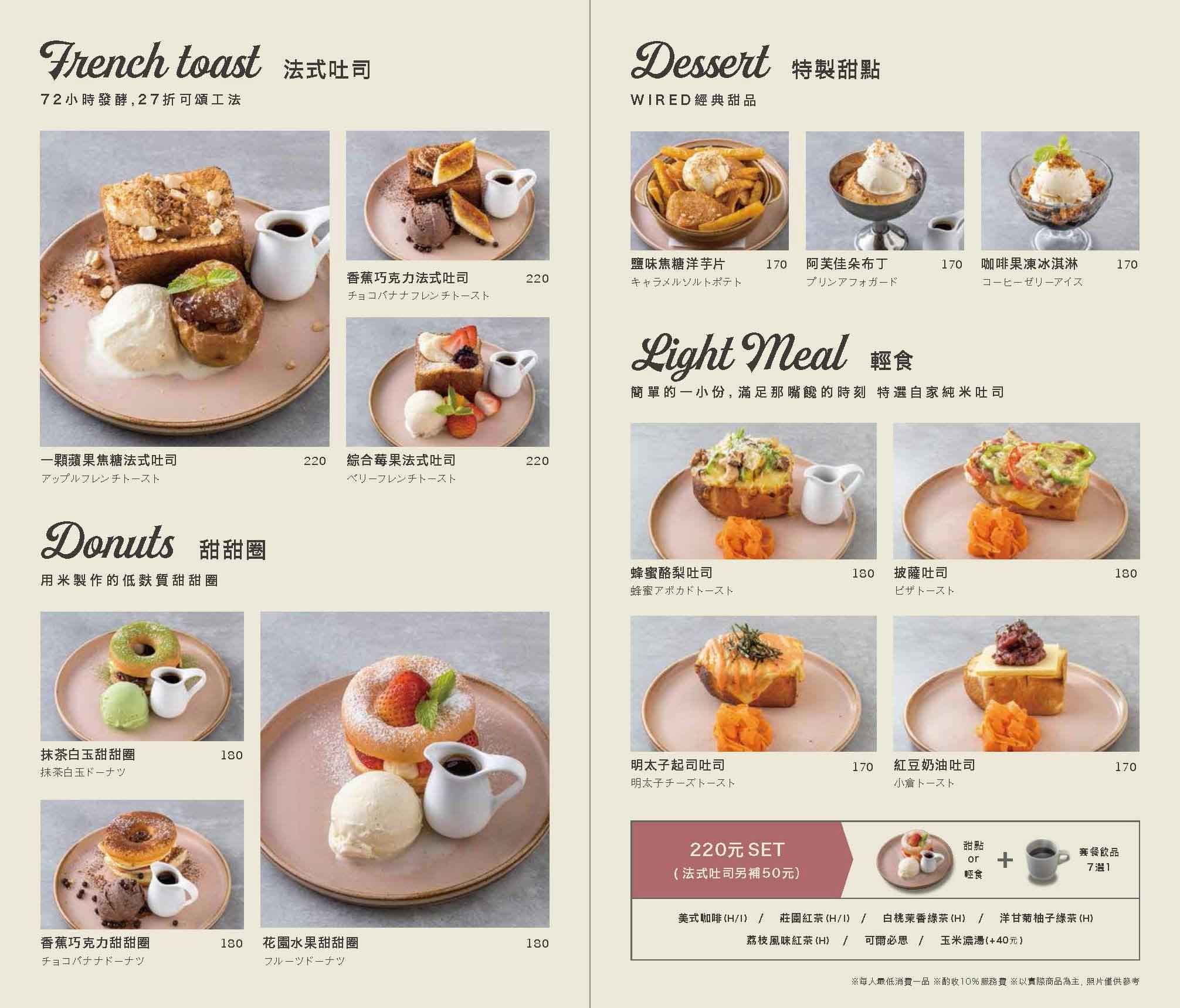 Wired Cafe 大直NOKE 忠泰樂生活 | 立即訂位！inline 線上訂位預約