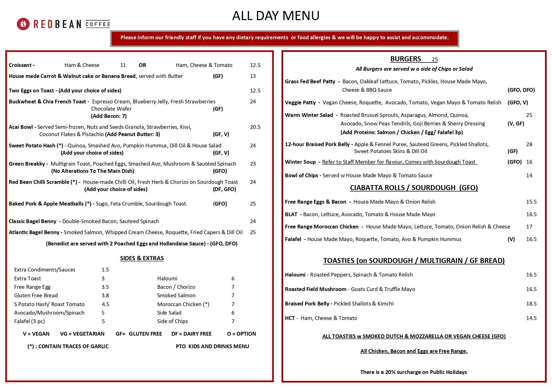 Red Bean Coffee Preston | Book Now! - inline online bookings