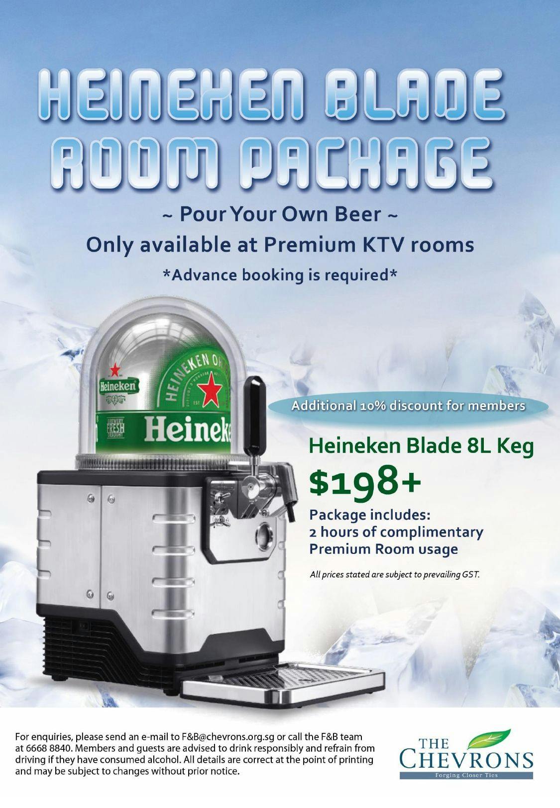 THE CHEVRONS Aviary KTV | Book Now! - inline online bookings