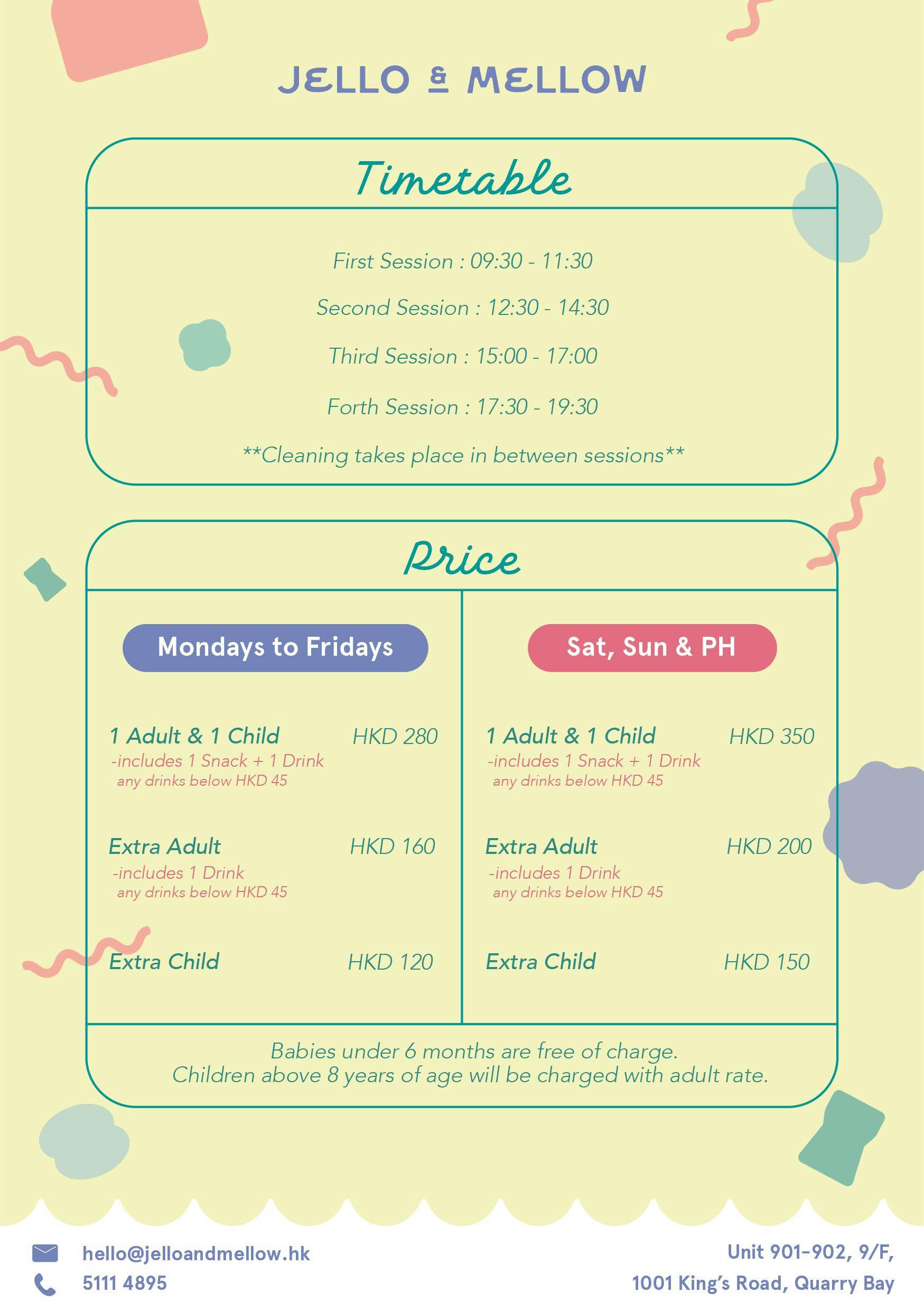 Jello & Mellow | Book Now! - inline online bookings