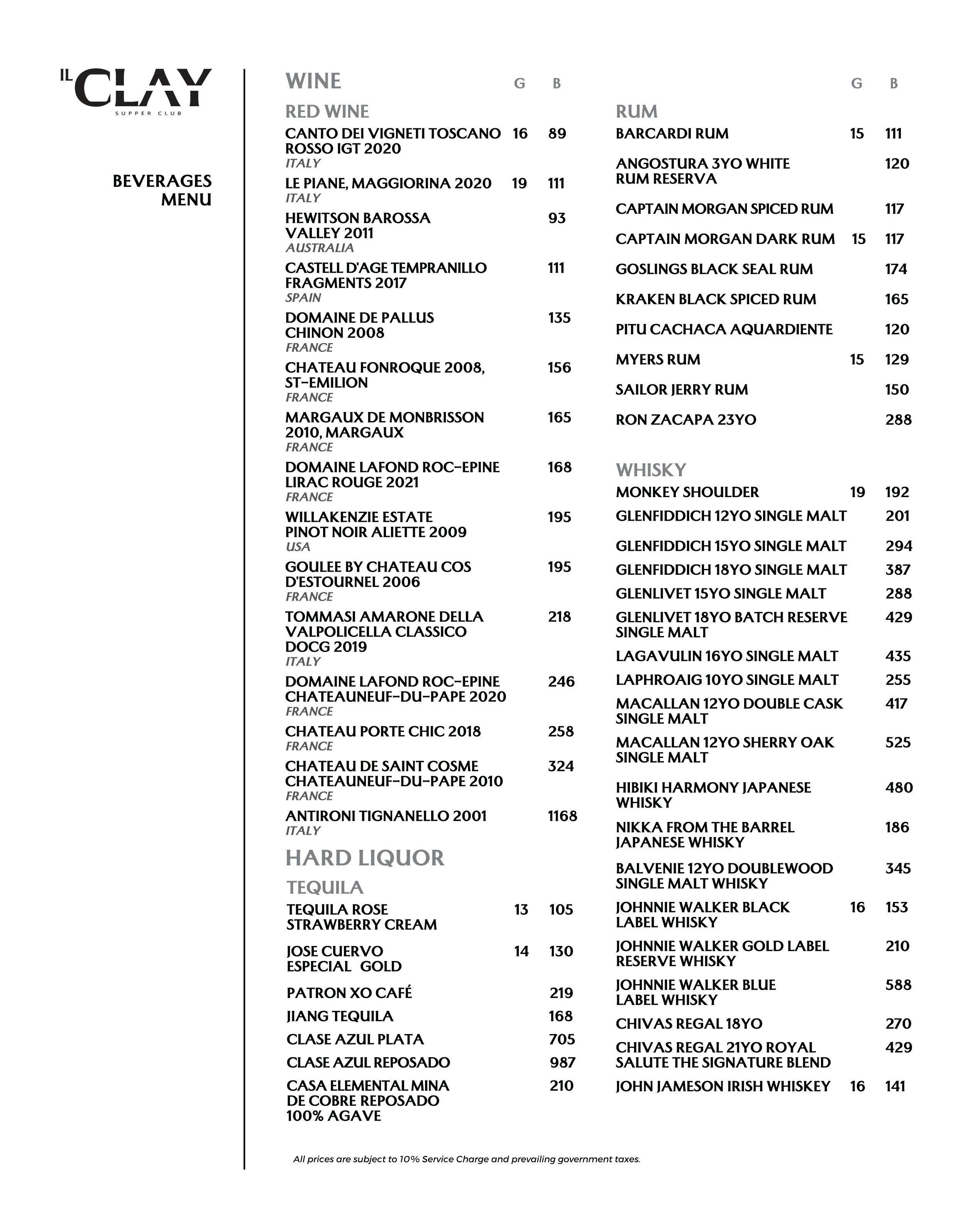 IL CLAY SUPPER CLUB | Book Now! - inline online bookings