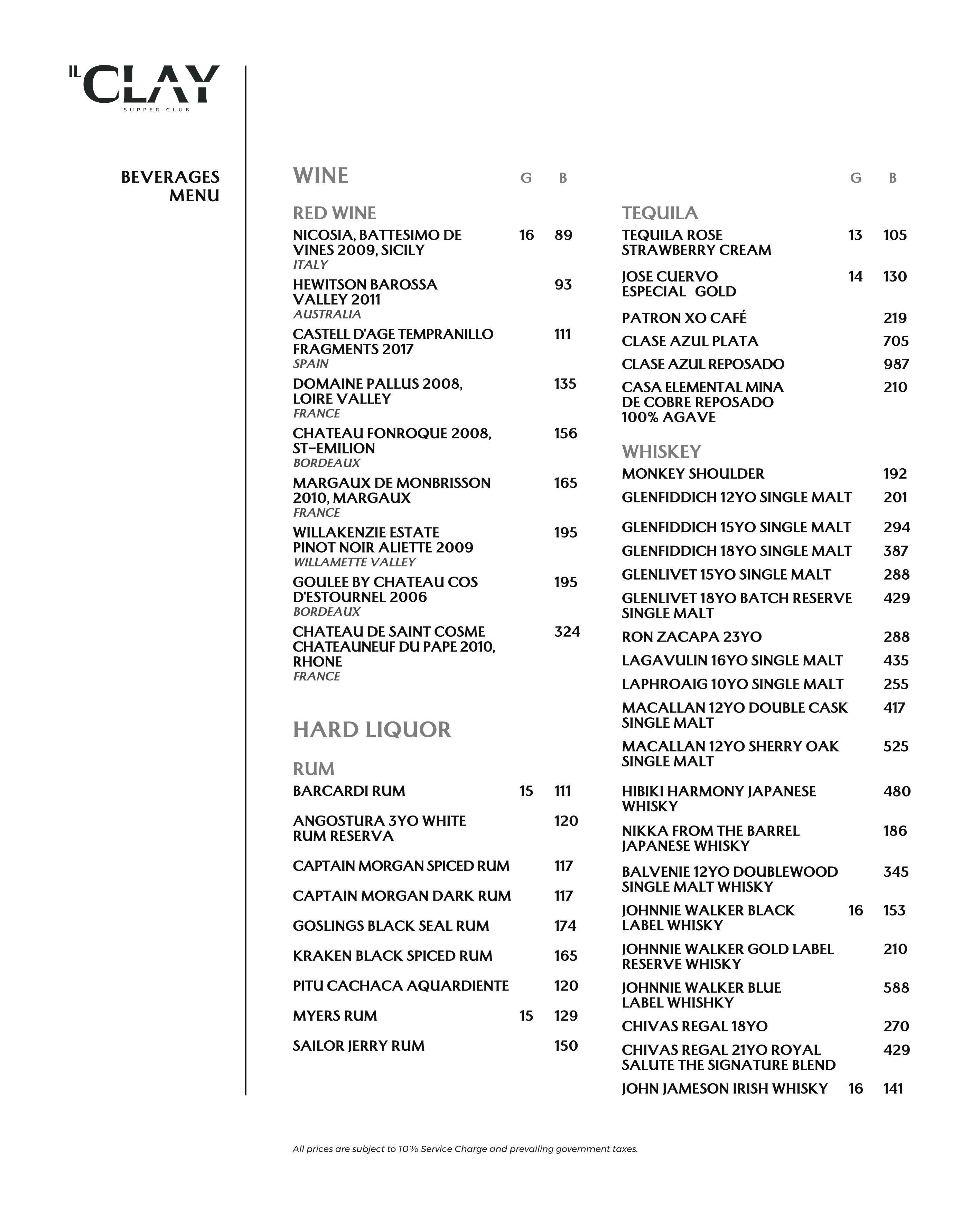 IL CLAY SUPPER CLUB | Book Now! - inline online bookings