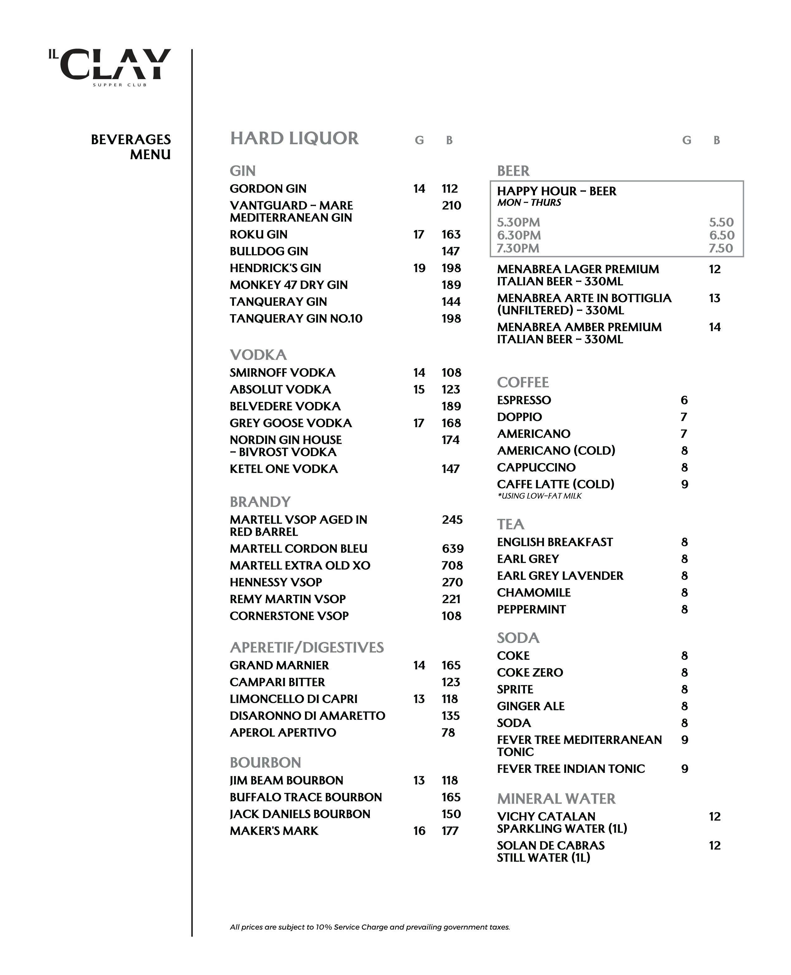 IL CLAY SUPPER CLUB | Book Now! - inline online bookings