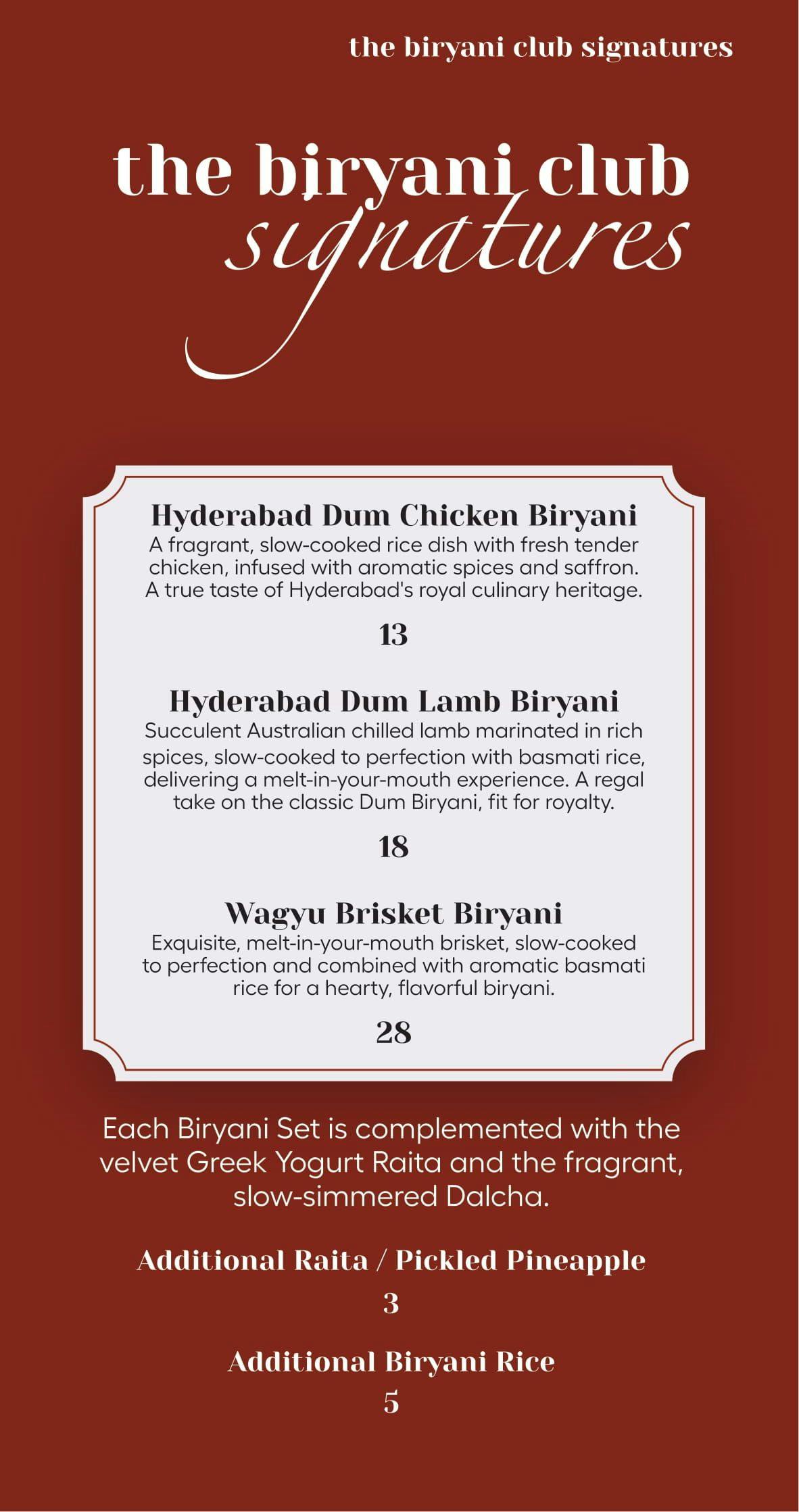 Cilantro: The Biryani Club | Book Now! - inline online bookings